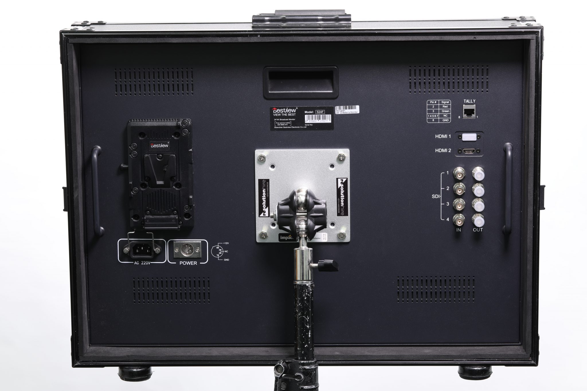 Desview 24" 4K Quad-Split Monitor - Resolution Hire